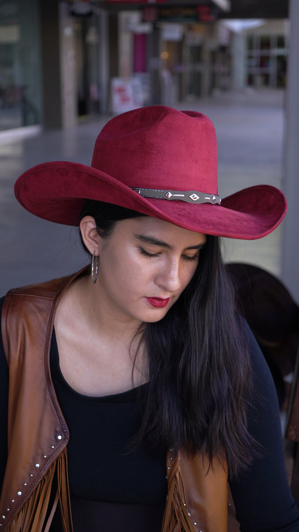 SOMBRERO AMERICANO ROJO – Calzado Andorra